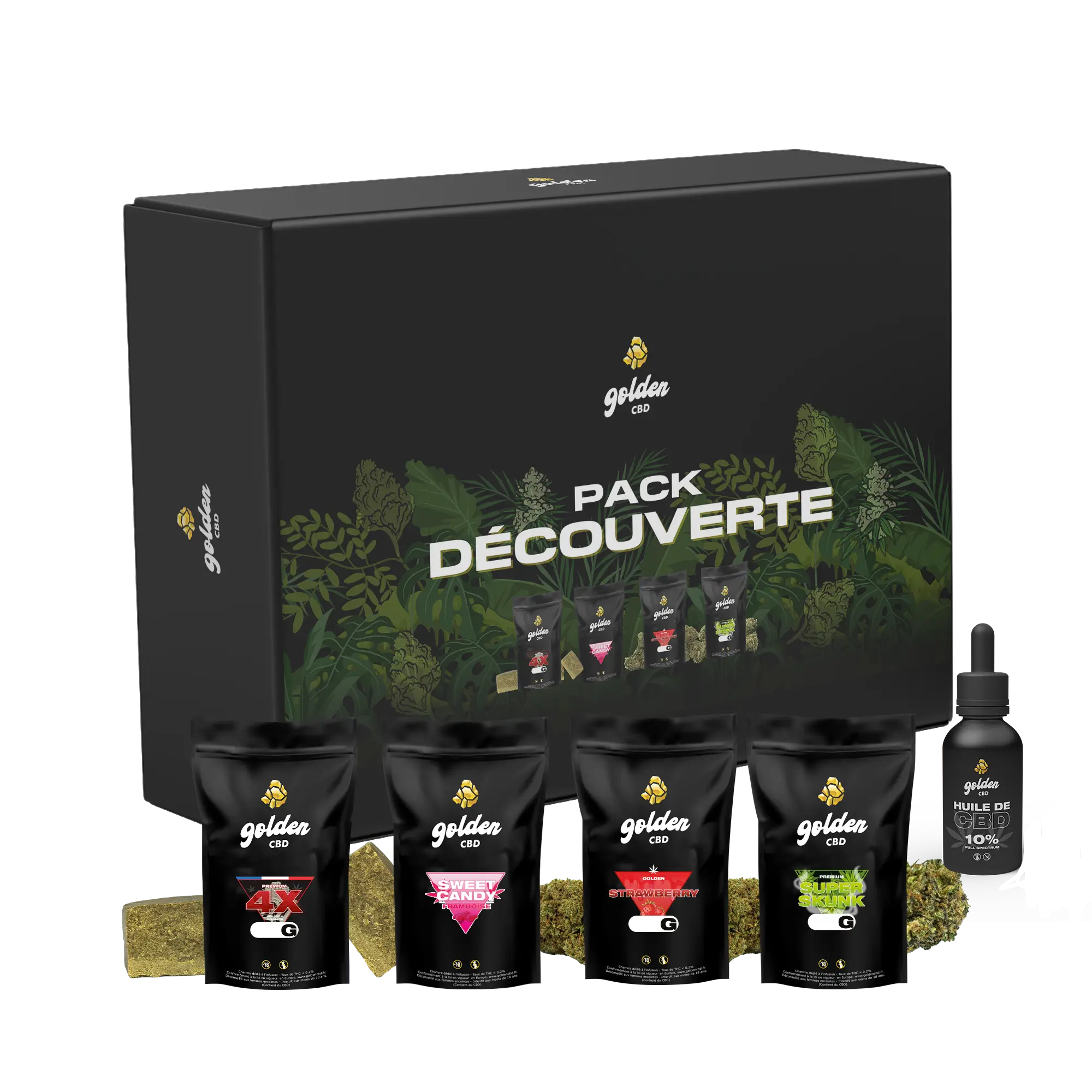 Pack Découverte - Golden-CBD