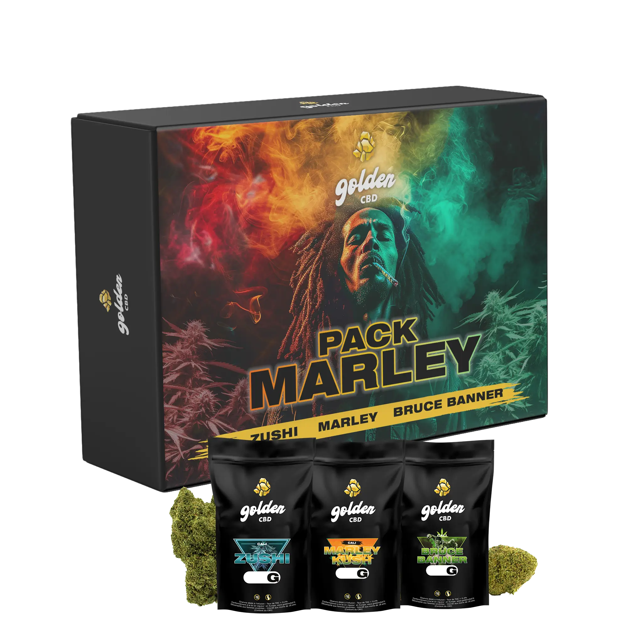Pack Marley - Golden-CBD