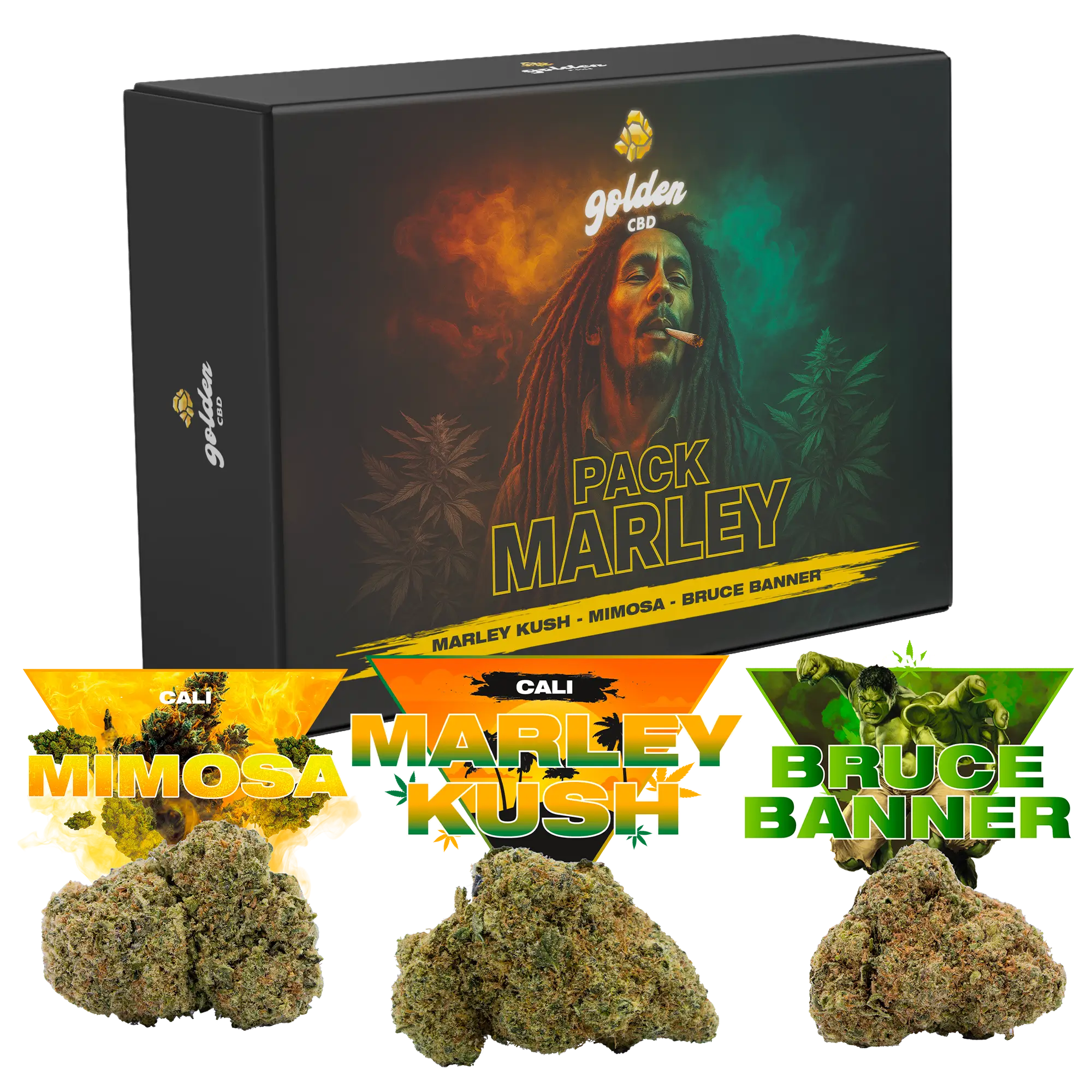 Pack MARLEY - Golden-CBD
