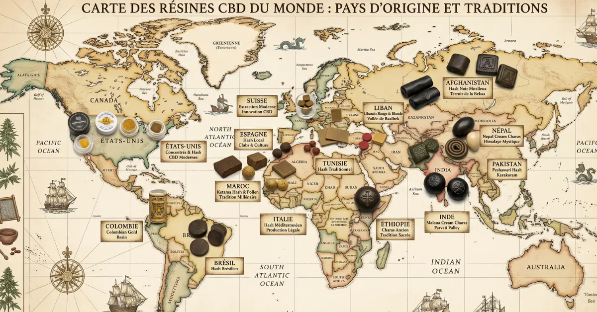 Les résines CBD : un héritage millénaire revisité